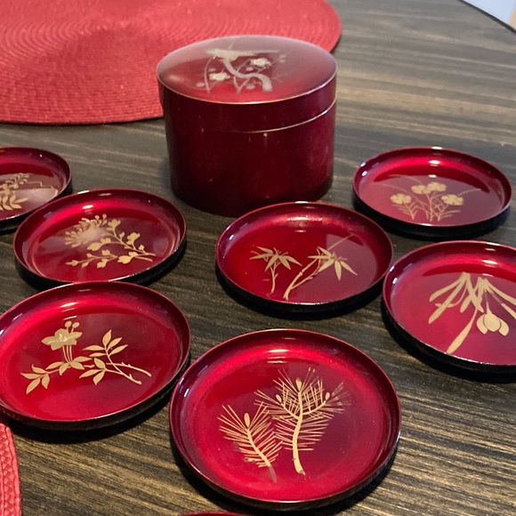Made in Japan | Other | Vintage Coaster Set Of 8 | Poshmark